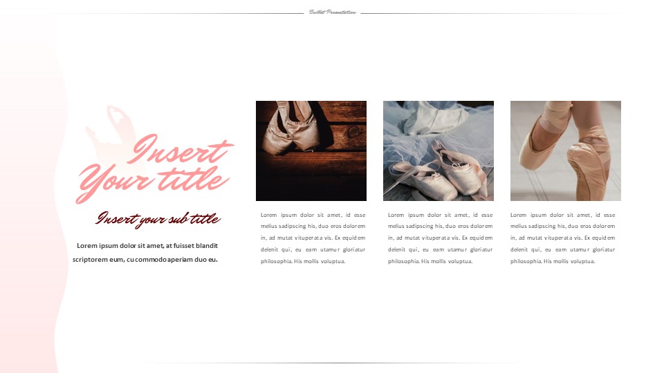 Ballet Presentation Google Slides Templates