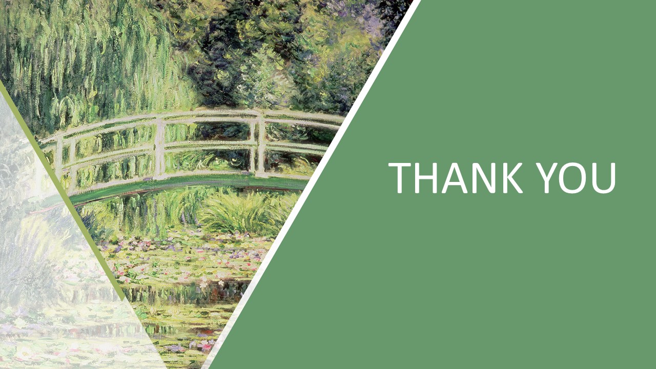 Claude Monet White Nenuphars - Free Presentation Templates