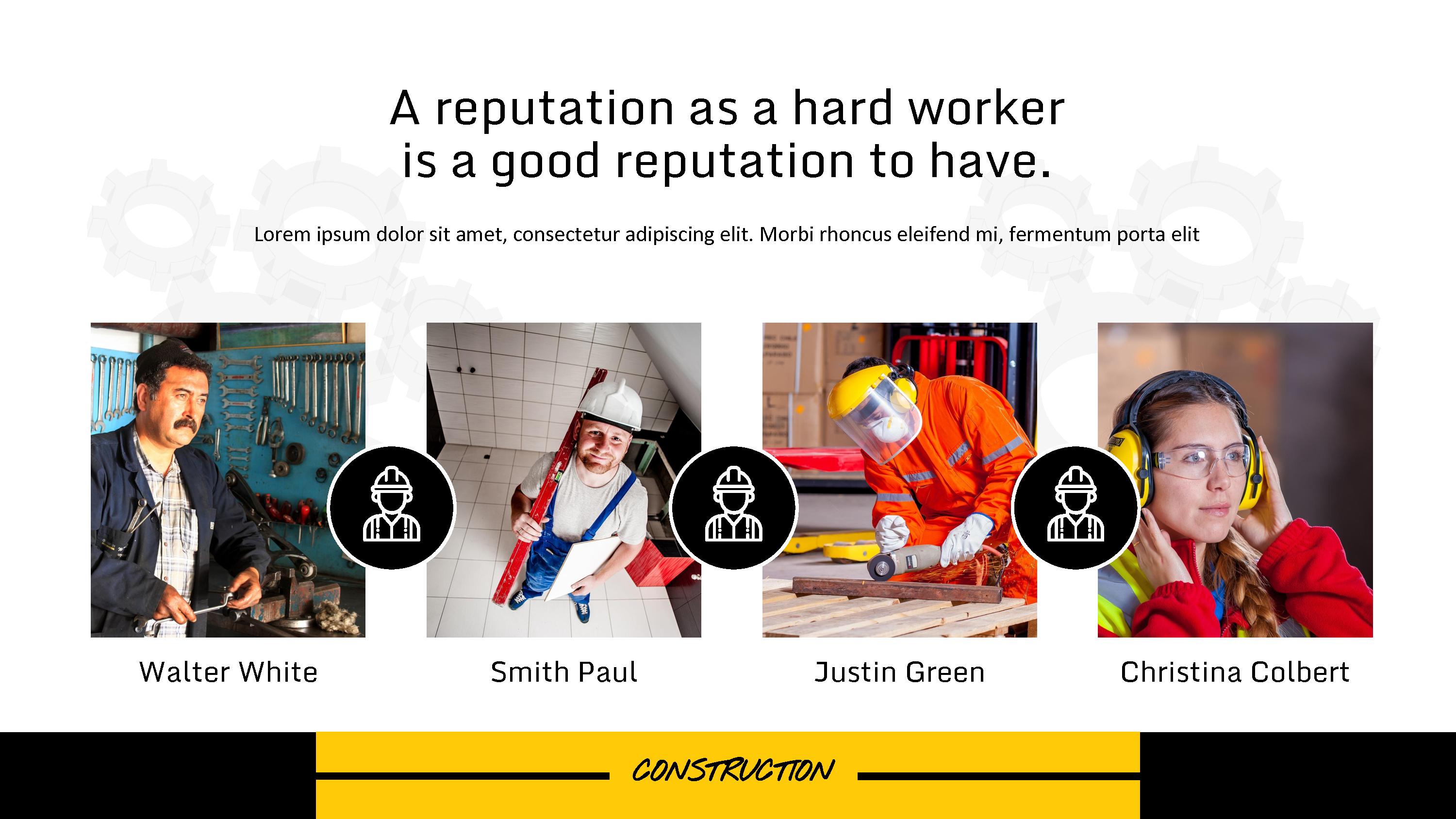 Construction Management Google Slides Themes