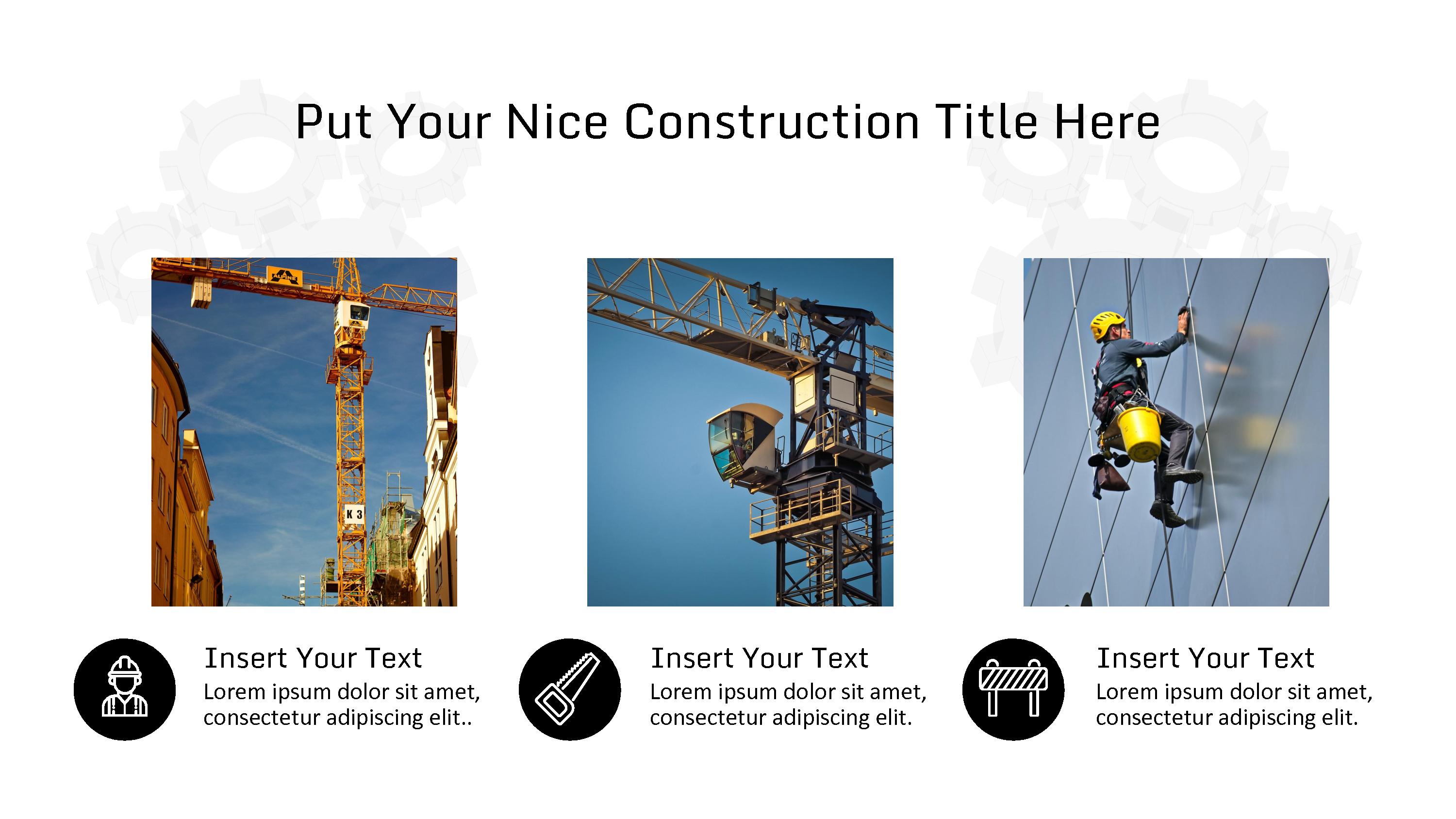 Construction Management Google Slides Themes
