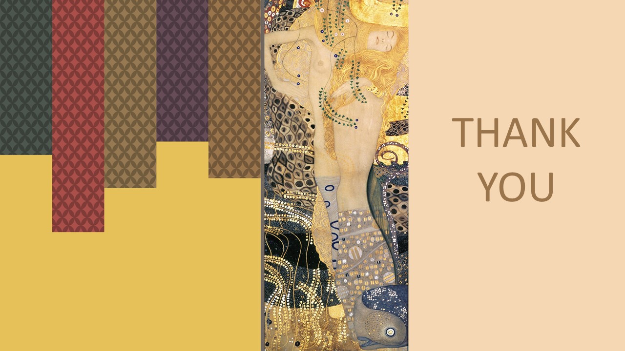 Gustav Klimt "Water Serpents I" - Free Powerpoint Sample