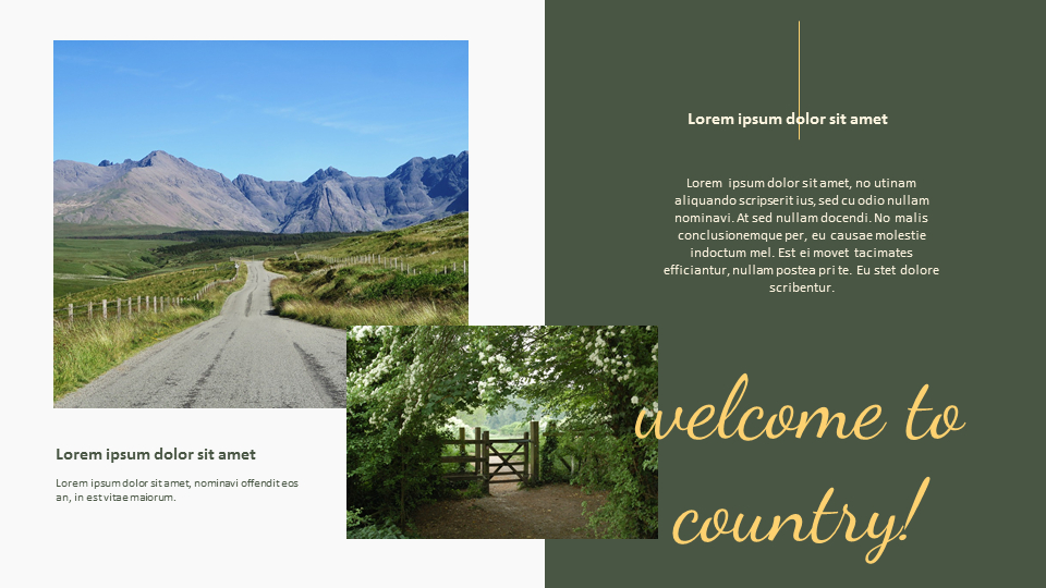 Country Life Simple Google Slides