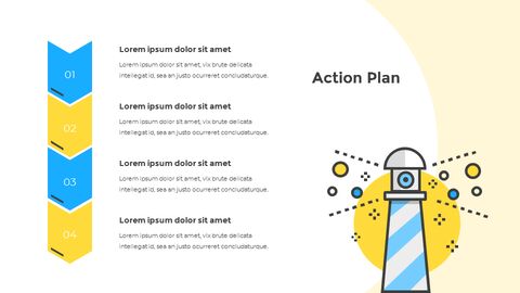 Flat Design Layout Pitch Deck Simple Presentation Google Slides Template