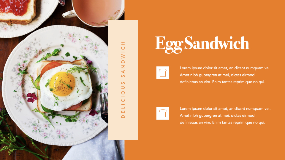 Sandwich Simple Keynote Template