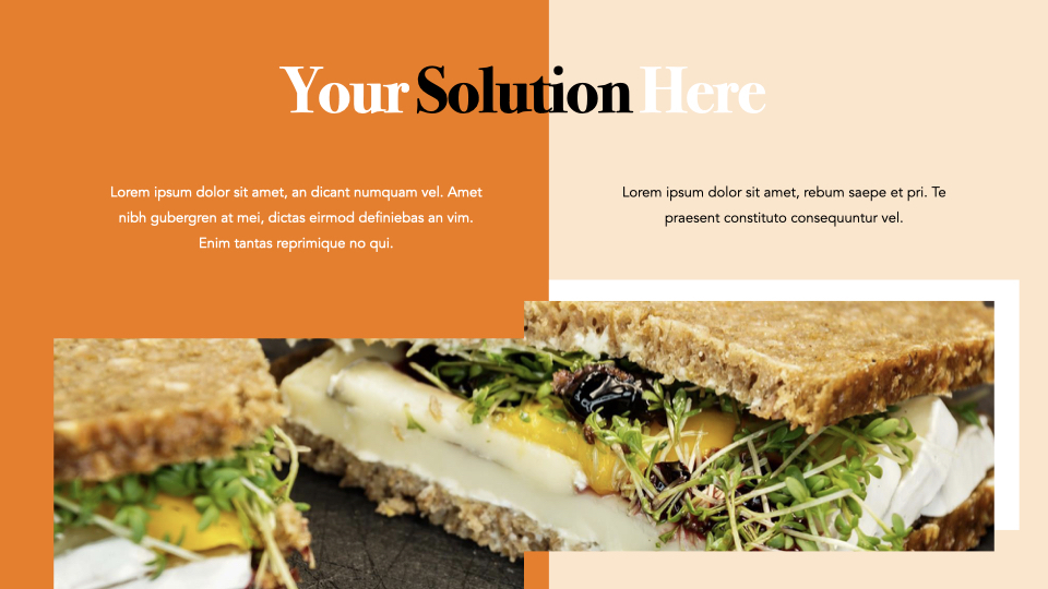 Sandwich Simple Keynote Template