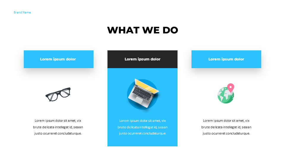 We are Creative Pitch Deck Design Simple Google Slides Templates