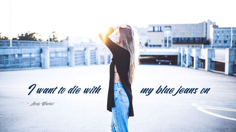 Blue Jeans Presentation PPT