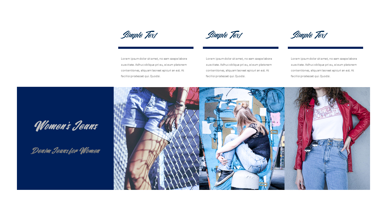 Blue Jeans Presentation PPT