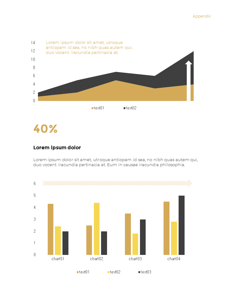 Geometric Shapes Annual Report Design PowerPoint Presentation Slides