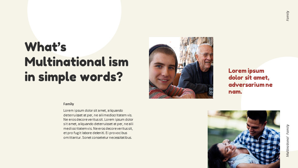 Multicultural Family Google Slides
