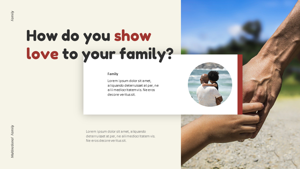 Multicultural Family Google Slides