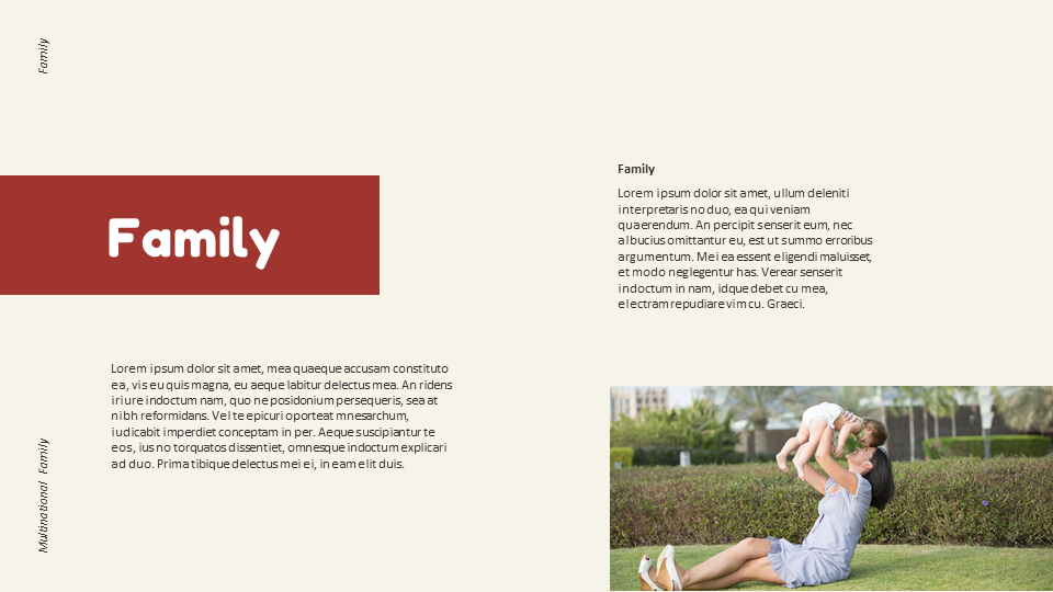 Multicultural Family Google Slides