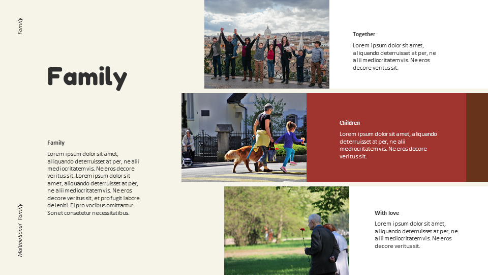 Multicultural Family Google Slides