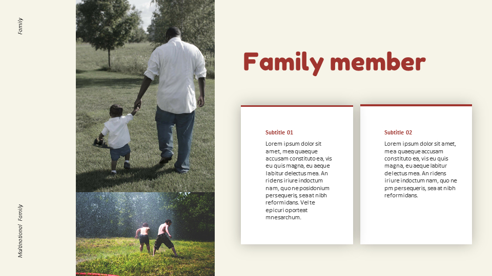 Multicultural Family Google Slides