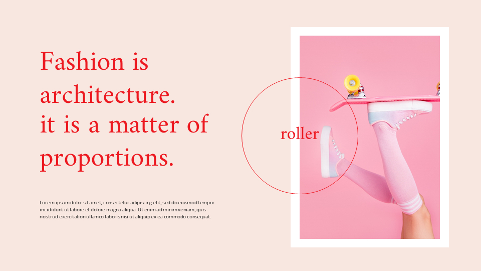 Summer Lookbook Simple Google Slides