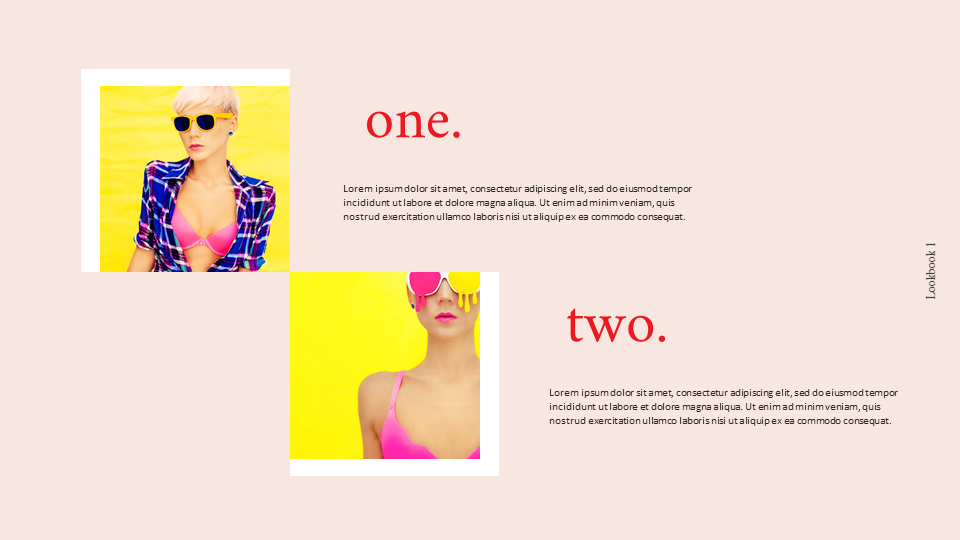 Summer Lookbook Simple Google Slides