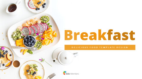 Plantilla De Powerpoint- Desayuno Para Hombres Plantillas De