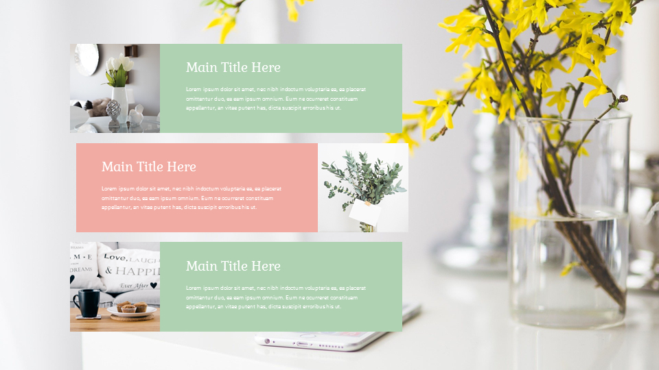 Comfy Simple Presentation Google Slides Template