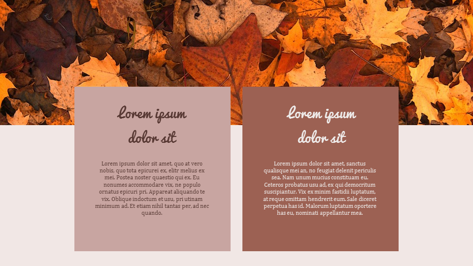 Fall Google Slides for mac