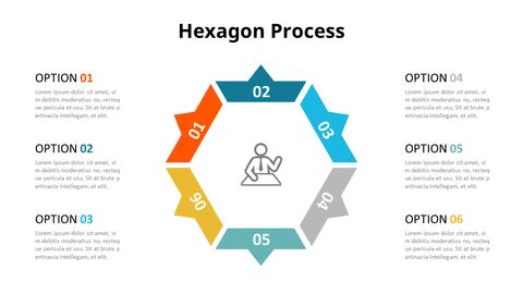 Polygon Infographic Diagram