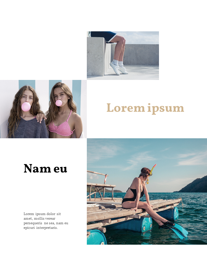 Theme Vertical Presentation Simple Google Templates