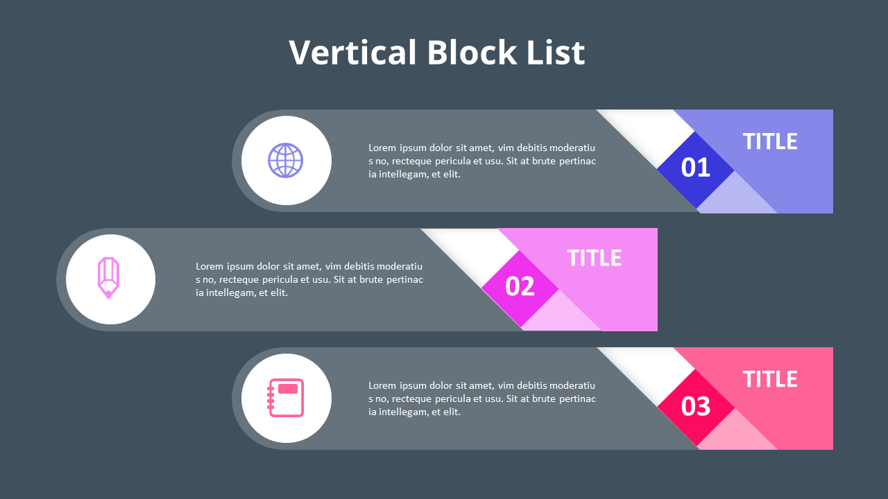 3 Vertical Banners Diagram
