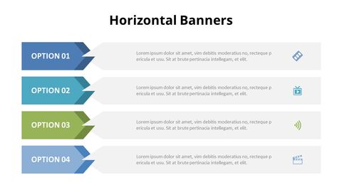 4 Vertical Banners Diagram