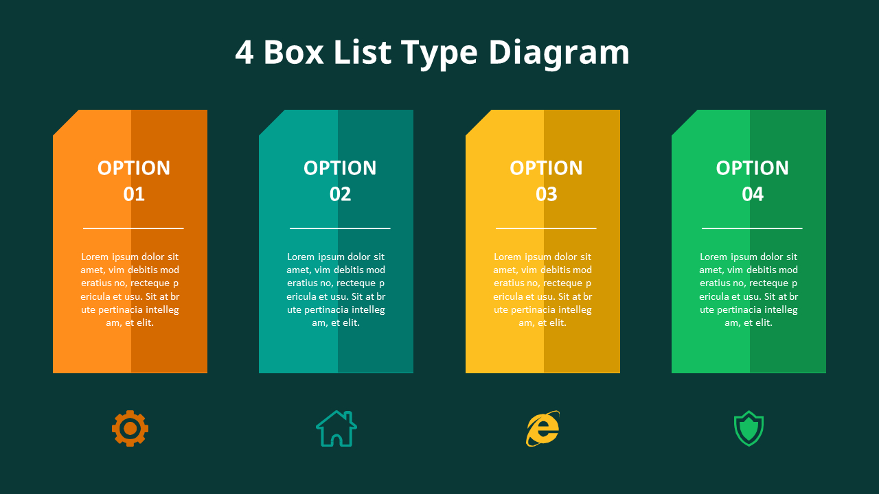 Box List Type Diagram