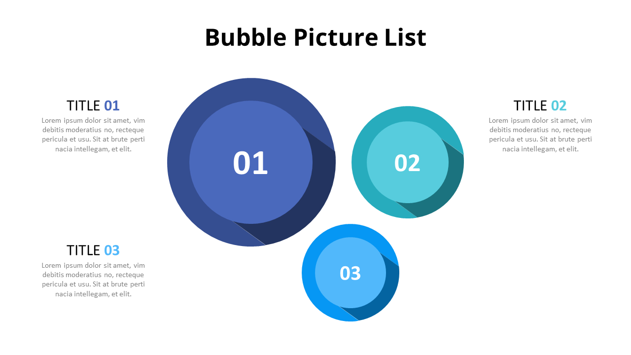 Circles with Text Boxes Diagram