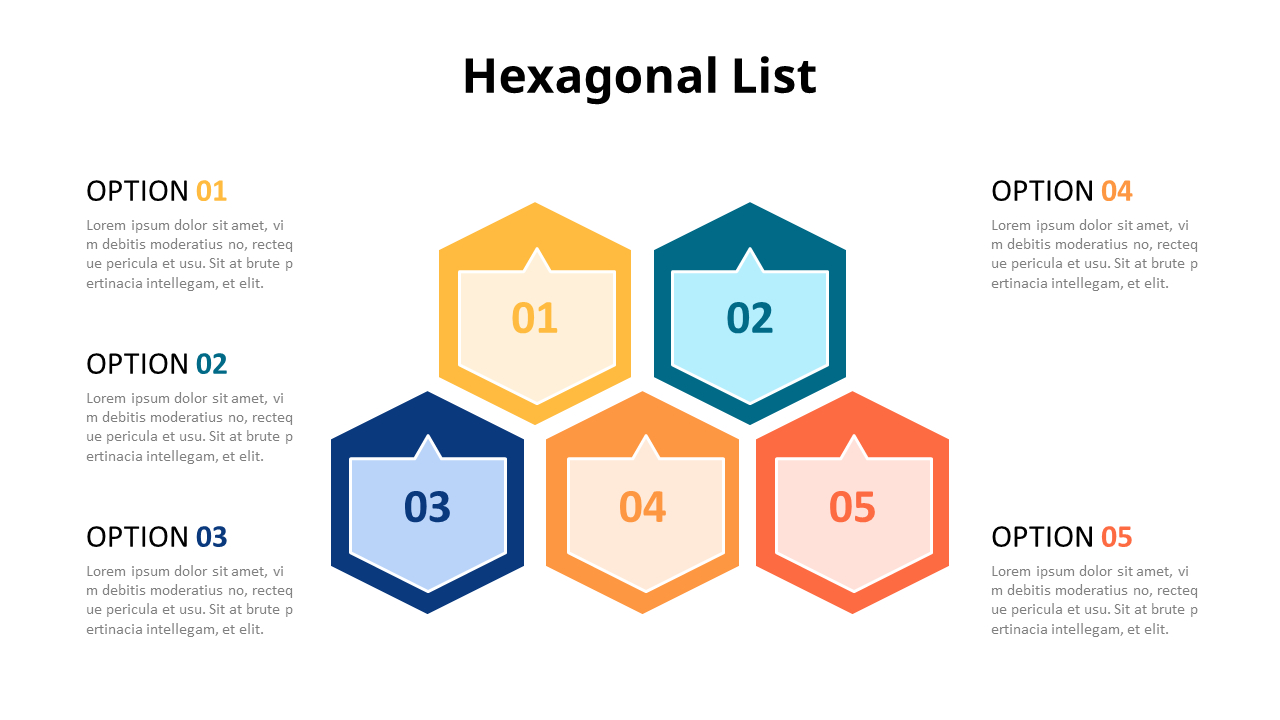 Hexagon Cluster List Diagram