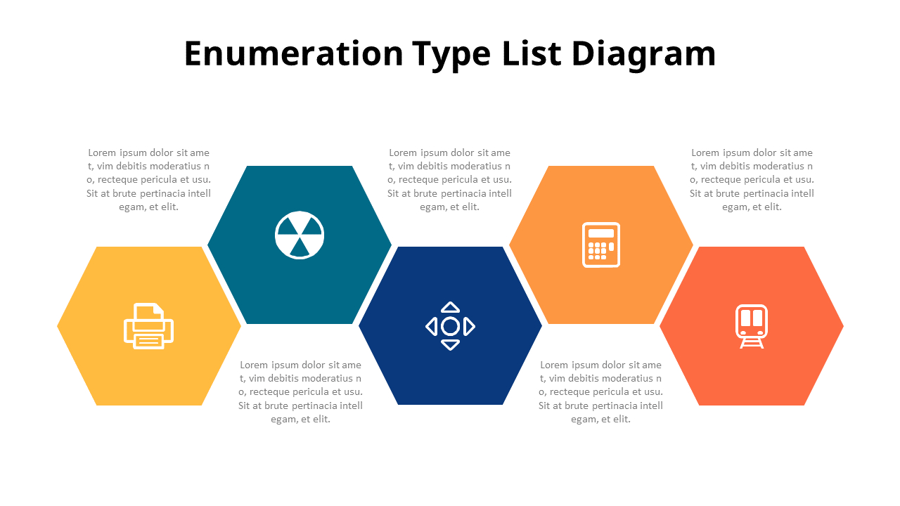 Hexagon Cluster List Diagram