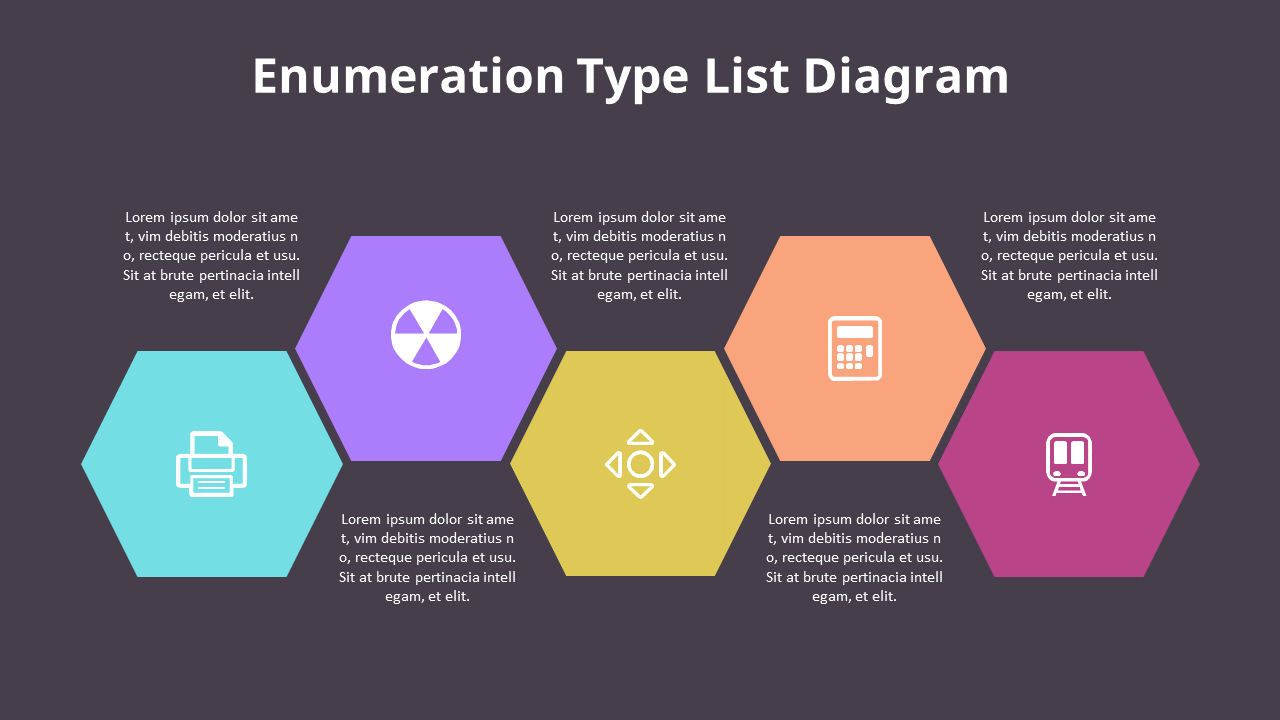 Hexagon Cluster List Diagram