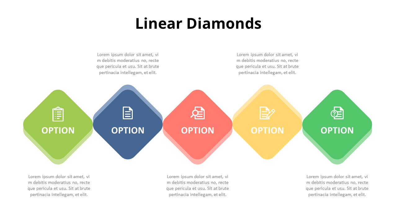 Polygon Infographic List Diagram