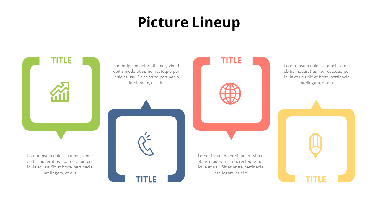 Polygon Infographic List Diagram