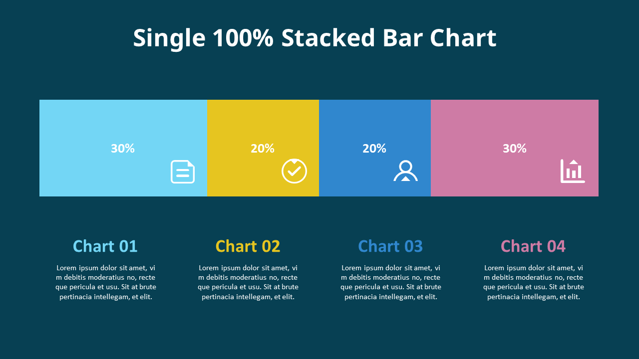 Stacked Bar Chart with Icons