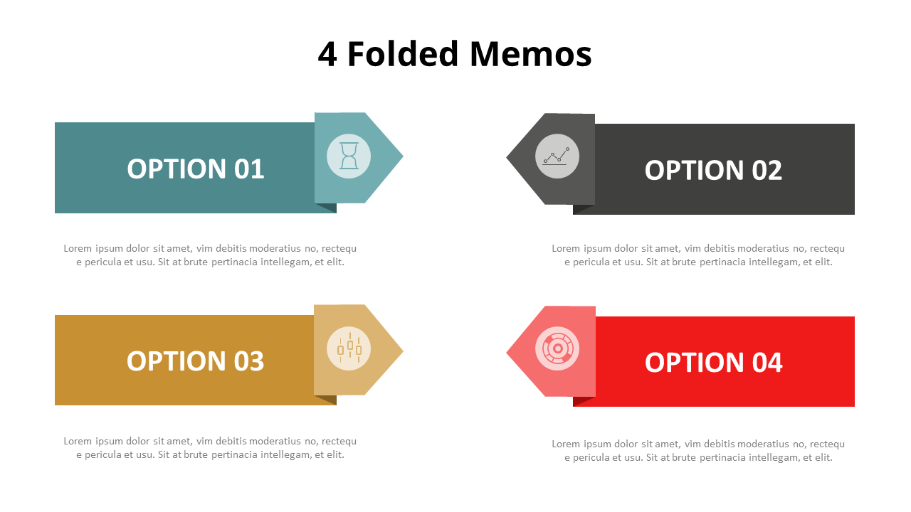 Various Type of 4 Box List Diagram