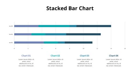 3 Categories Horizontal Bar Chart