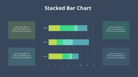 3 Categories Horizontal Bar Chart