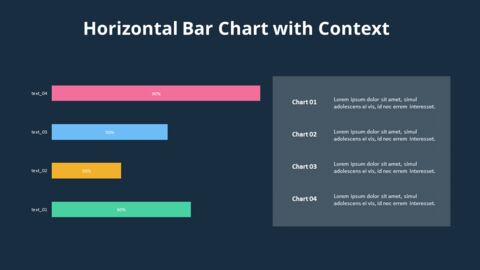 4 Stage Horizontal Bar Chart