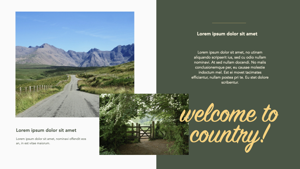 Country Life PPT Keynote