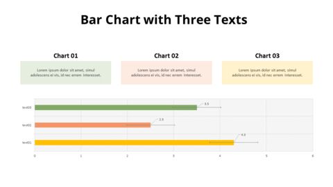 Horizontal Bar Chart with Texts