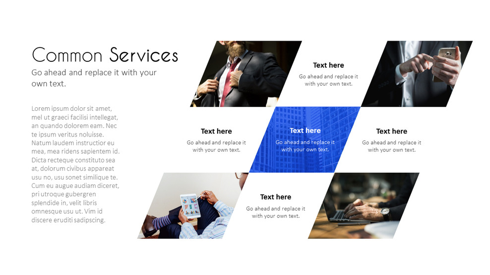 Common Services Page Design