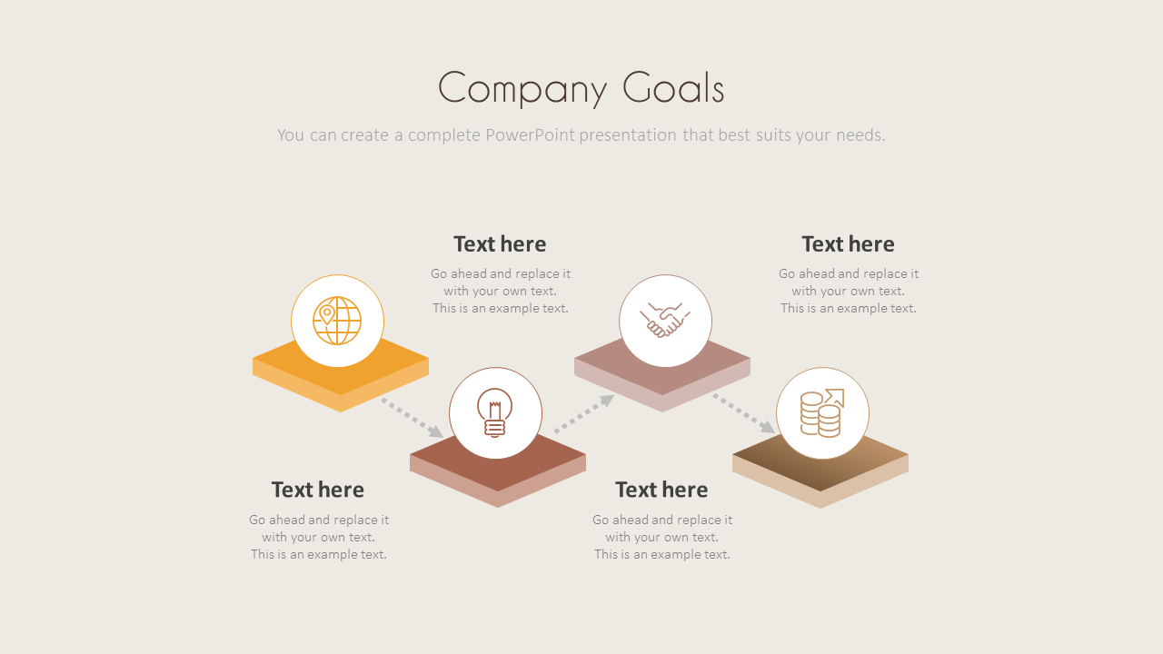 Company Goals Slide Deck Template
