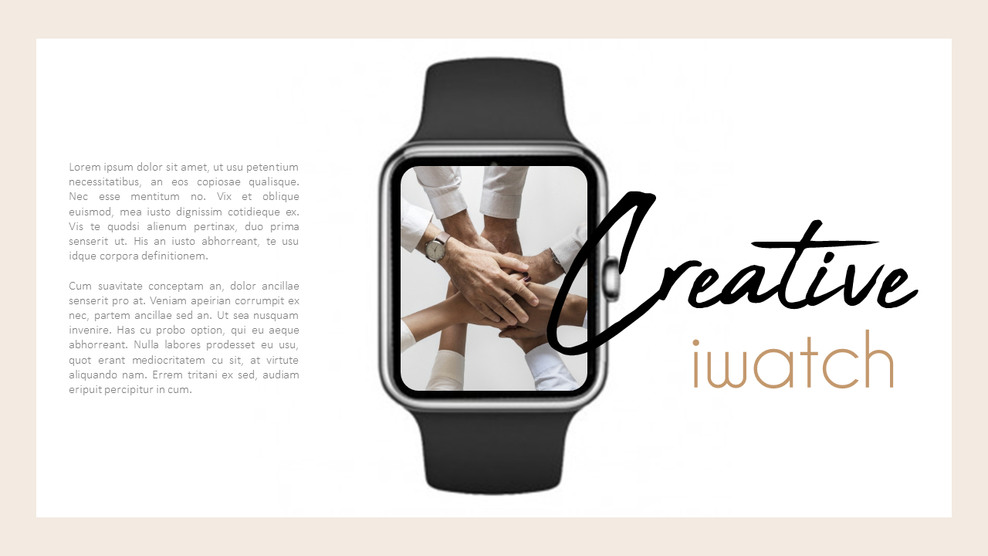 Creative Iwatch Device Mockup Template