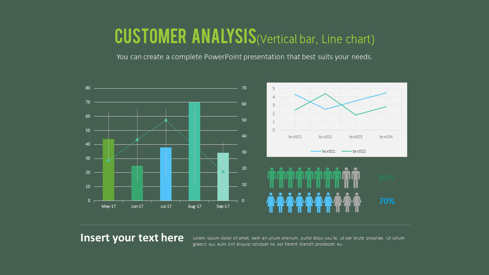 Customer Analysis PPT Background