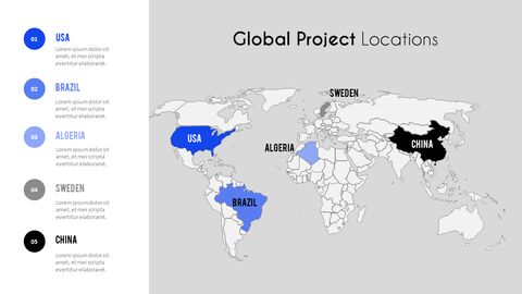 글로벌 프로젝트 위치 페이지 디자인