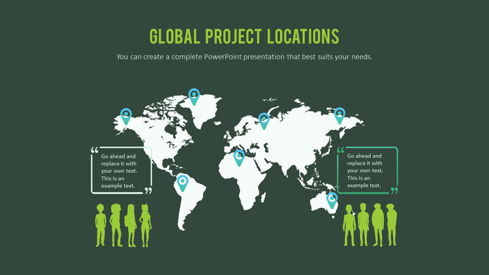 全球项目地点 模板设计