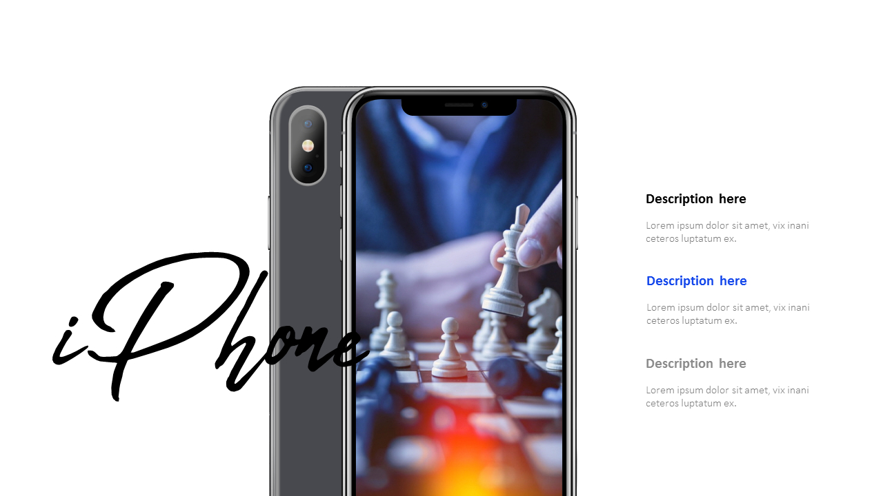 IPhone Products Template Layout