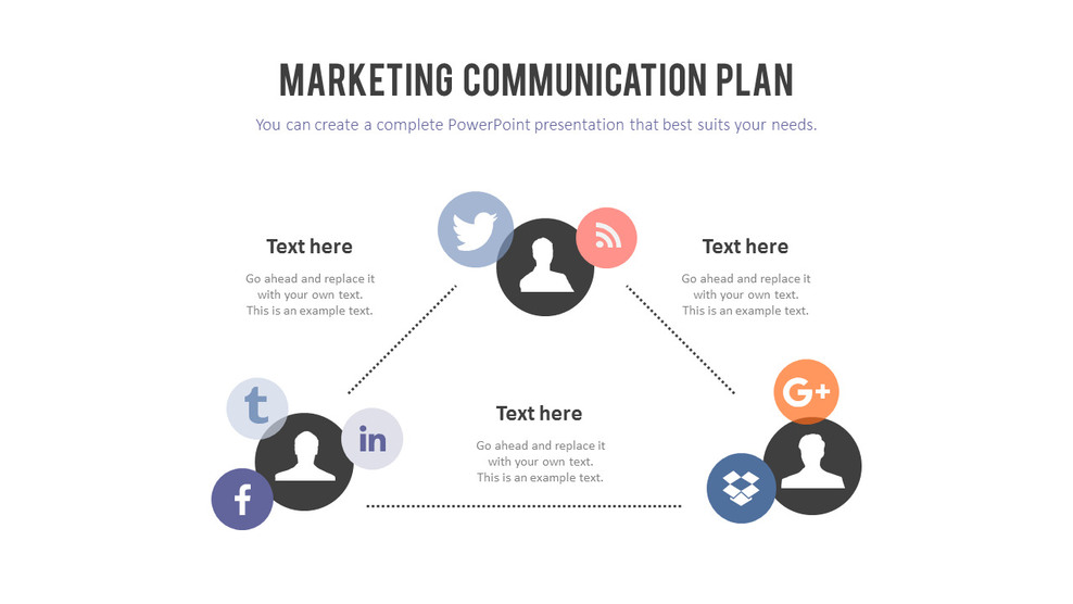 Marketing Communication Plan Page Template