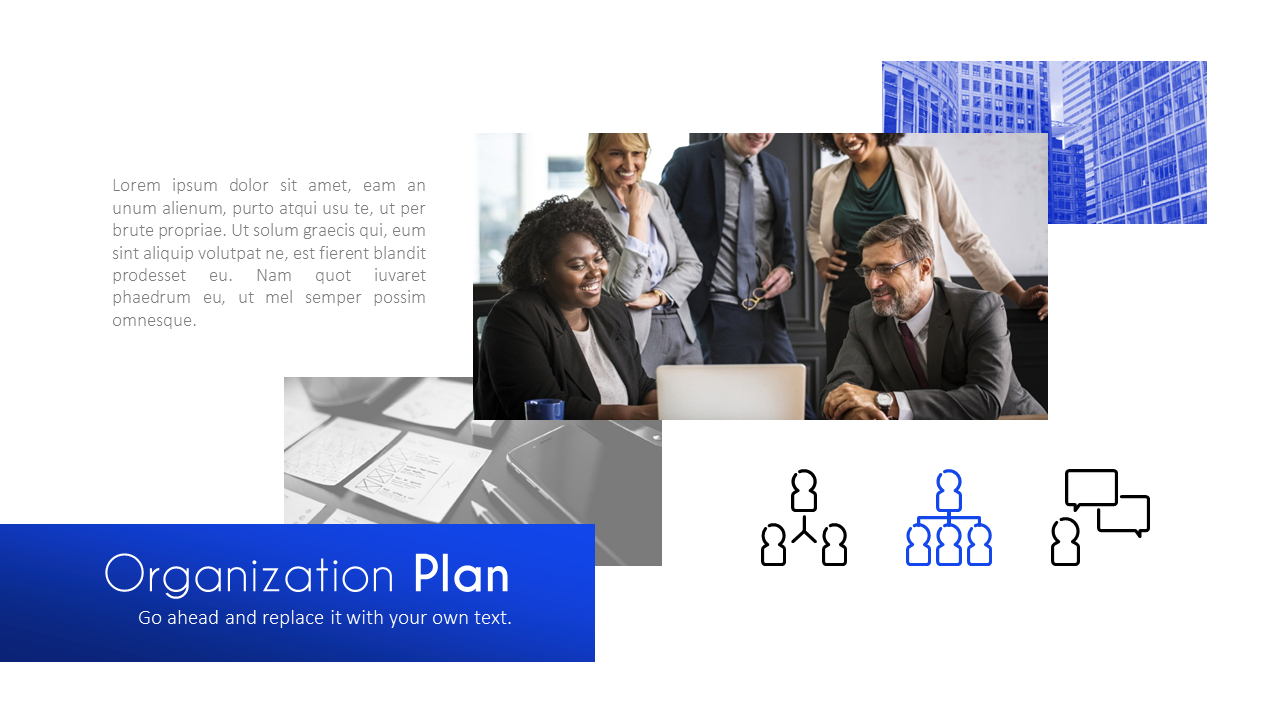 Organization plan Presentation Slide